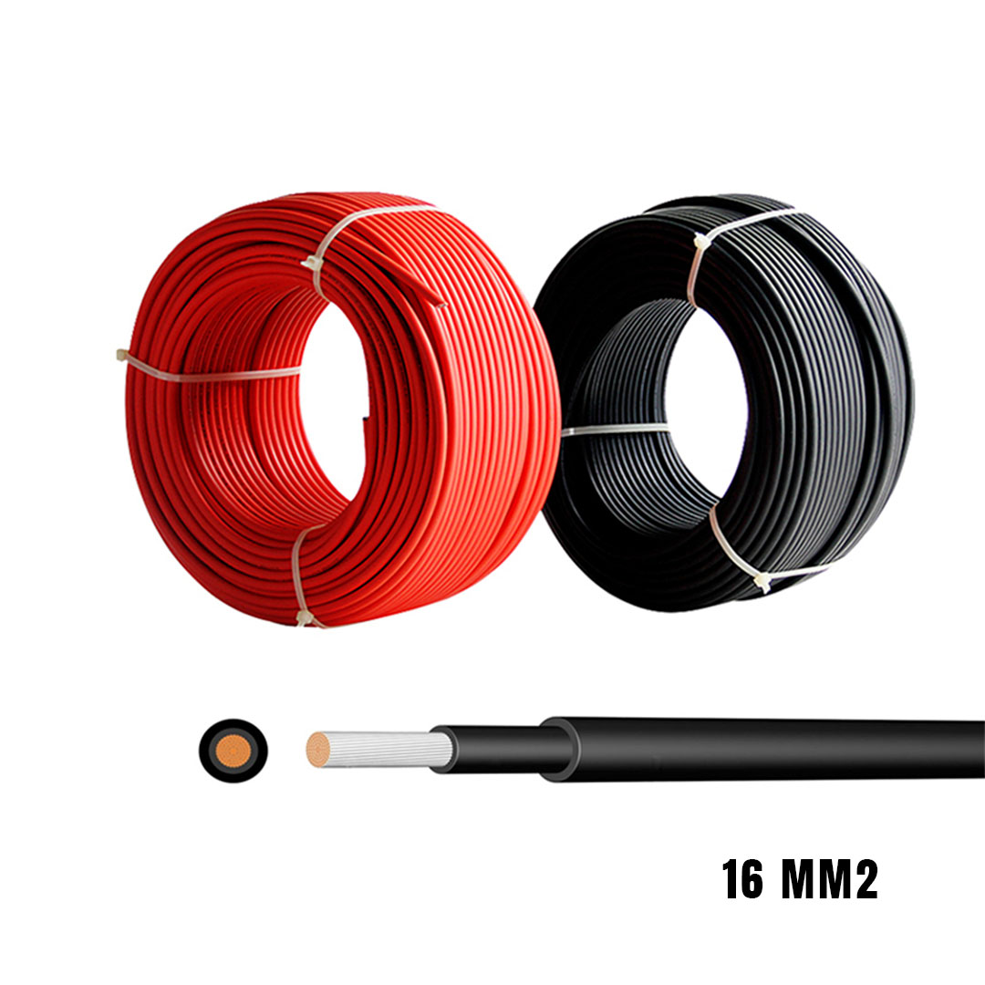 CABLE SOLAR 16 MM2 ELCOPE ROJO – MEGA SOLAR PERU