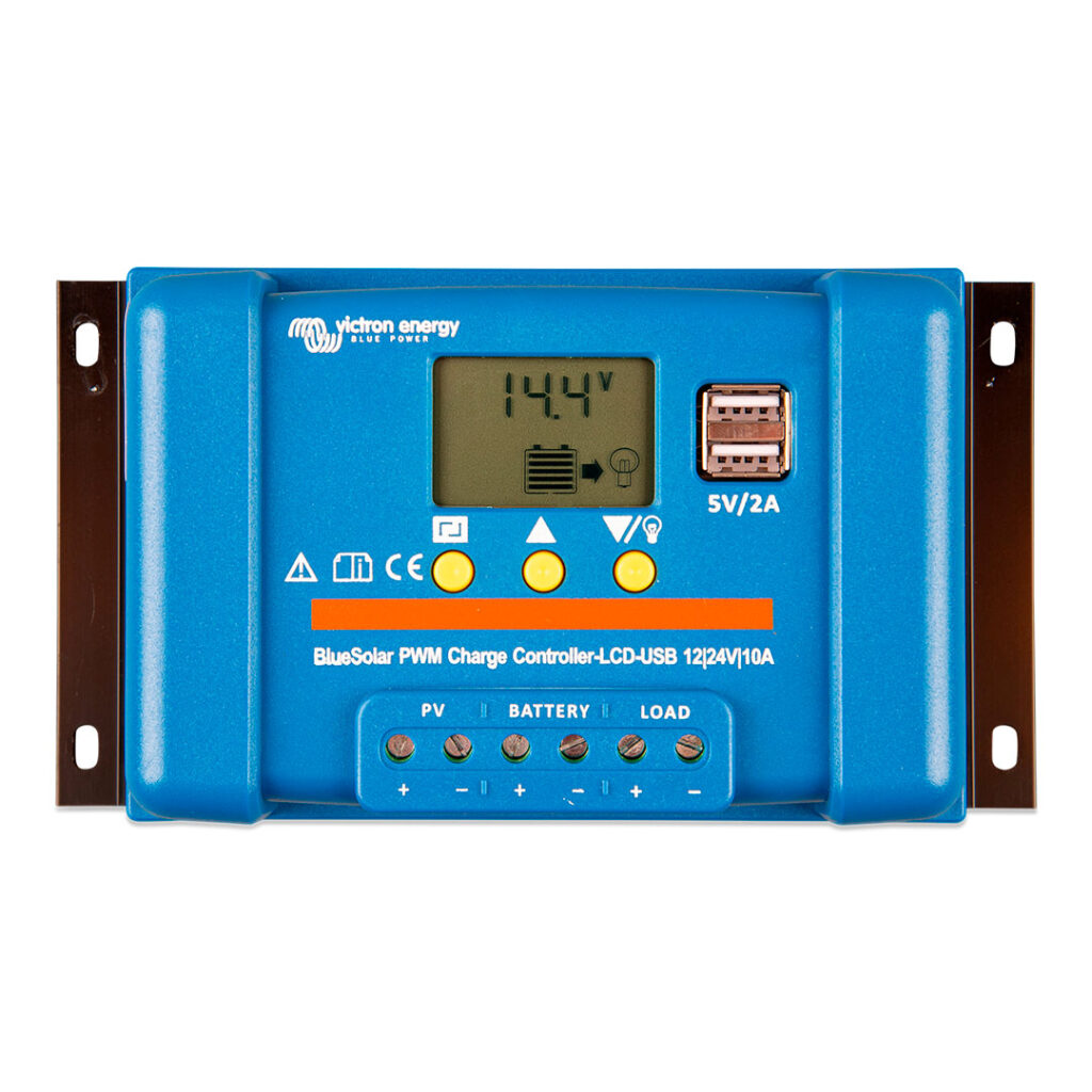 Controlador Victron BlueSolar PWM-LCD&USB 12/24V-30A – MEGA SOLAR PERU