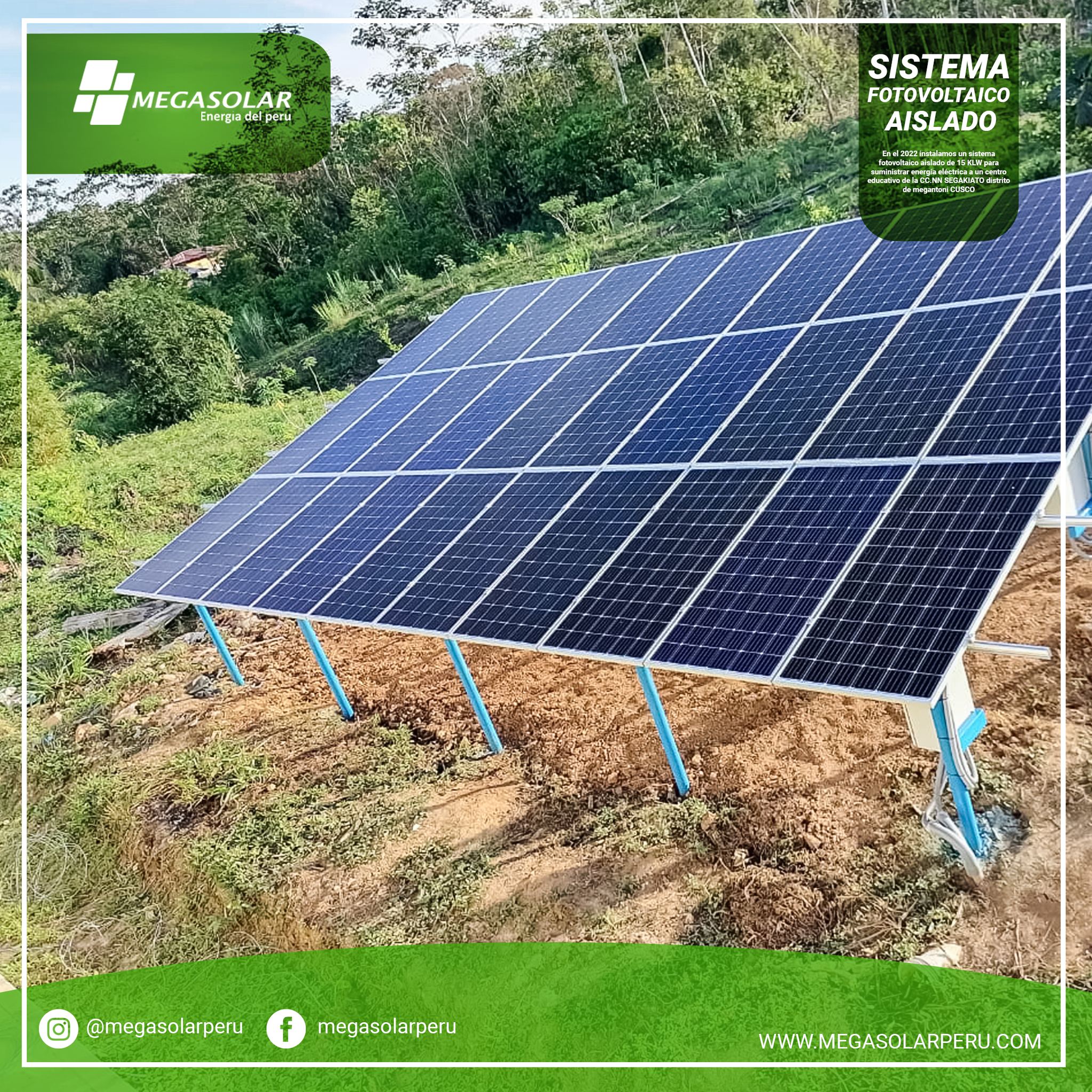 PROYECTO SISTEMA SOLAR FOTOVOLTAICO – MEGA SOLAR PERU
