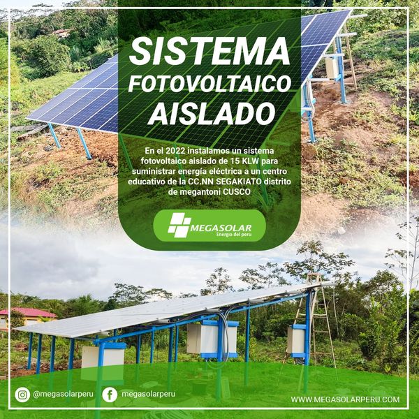 PROYECTO SISTEMA SOLAR FOTOVOLTAICO – MEGA SOLAR PERU
